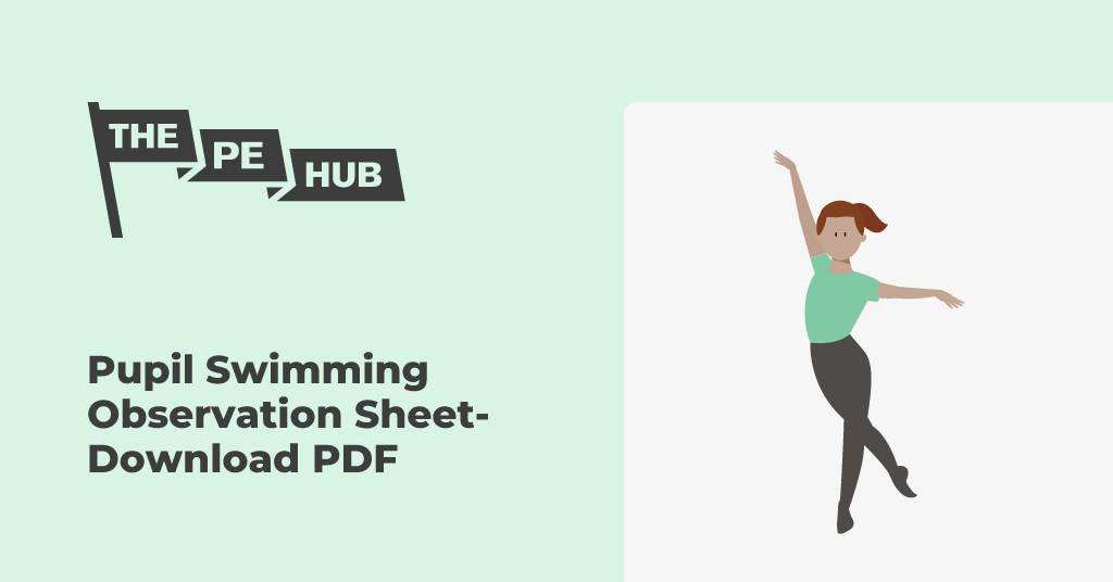 Pupil Swimming Observation Sheet- Download PDF | The PE Hub