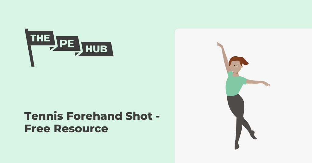 Tennis Forehand Shot - Free Resource | The PE Hub